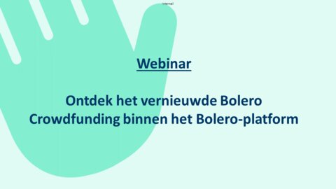 Ontdek het vernieuwde Bolero Crowdfunding-platform - Bolero Crowdfunding